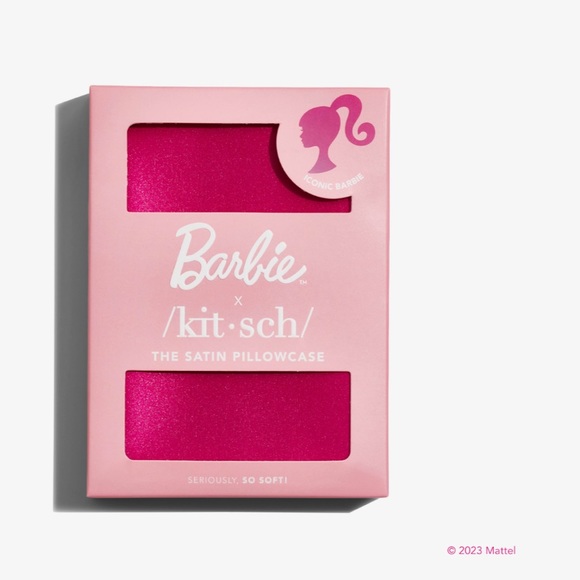 Kitsch | Bedding | Barbie X Kitsch Satin Pillowcase Iconic Barbie ...